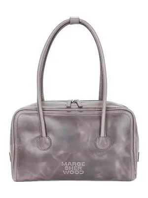 MARGESHERWOOD Soft Boston Shoulder Bag - Grey