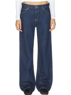EB DENIM Mid-rise Baggy Jeans - Blue