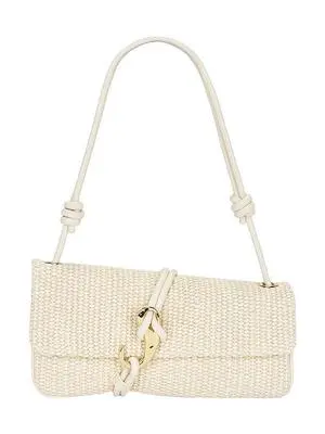 Dolce Vita Raffia Baguette Bag Tan