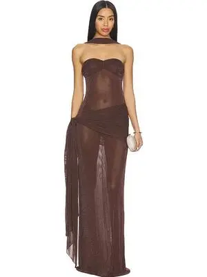 Nbd Smita Gown - Chocolate