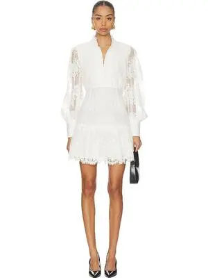 Bardot Olessia Lace Mini Dress - White