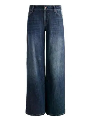 Alice + Olivia Ultra Baggy Jeans - Blue