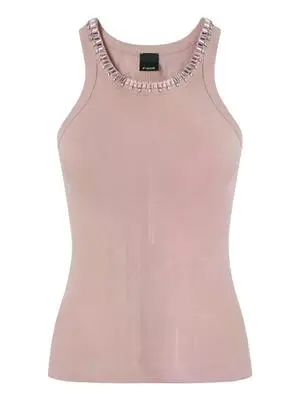 Pinko Stud-embellished Tank Top - Pink