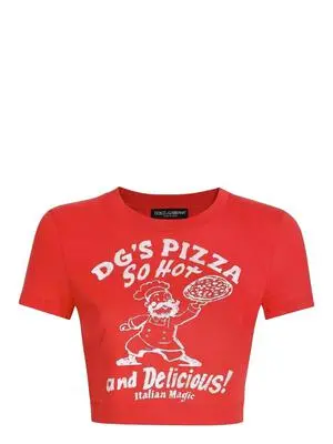 Dolce & Gabbana Graphic-print T-shirt - Red
