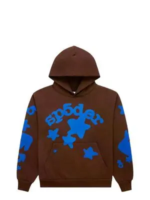 SP5DER Hooded Sweatshirt - Brown