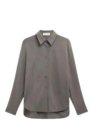 THE FRANKIE SHOP Peri Buttoned Shirt - Grey