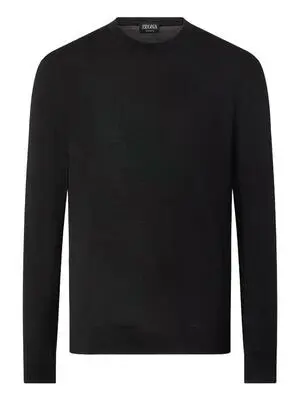 Zegna 15milmil15 Wool Sweatshirt - Black