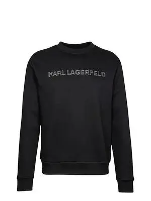Karl Lagerfeld Logo-embellishment Sweatshirt - Black