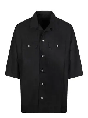 Rick Owens Magnum Tommy Button Pocket Shirt - Black