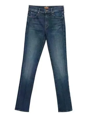 MOTHER The Rascal Skimp Straight-leg Jeans - Blue