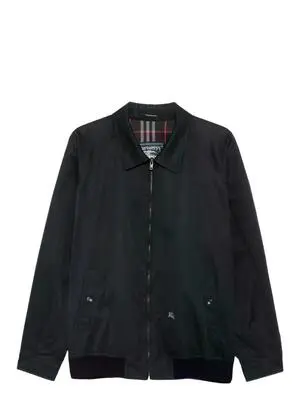 Burberry 1990s Collared Jacket - Blue