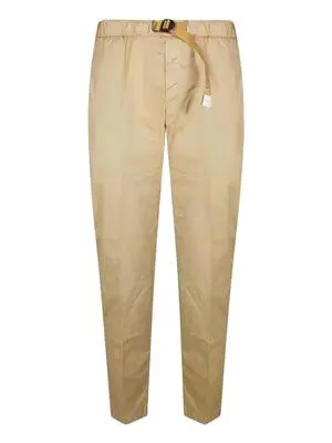 WHITE SAND Elasticated-waist Trousers - Neutrals