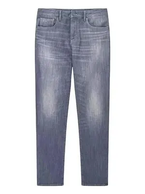 Armani Exchange Logo-patch Jeans - Grey