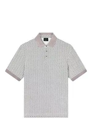 ARMANI EXCHANGE Patterned Polo Shirt
