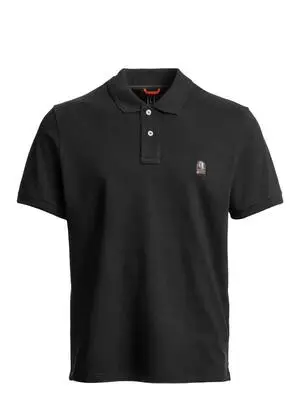PARAJUMPERS Logo-patch Polo Shirt Black