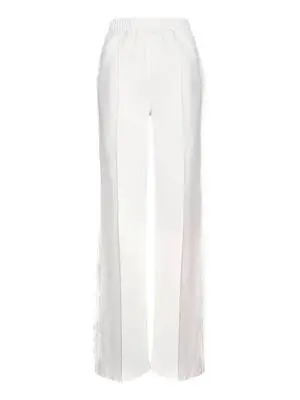 HAMZA Karol Straight-leg Trousers - White