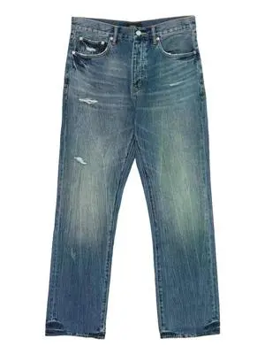 PURPLE BRAND Distressed Bootcut Jeans - Blue