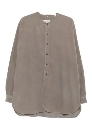 Giorgio Armani 1990s Corduroy Shirt - Grey