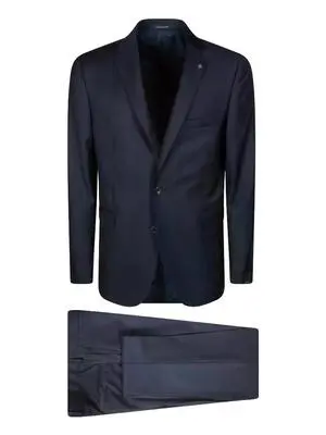 Tagliatore Single-breasted Suit - Blue