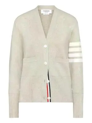 Thom Browne V-neck Cardigan - Neutrals