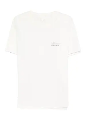 A.p.c. Text Print T-shirt - White