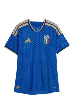 Adidas Figc V-neck Graphic T-shirt - Blue