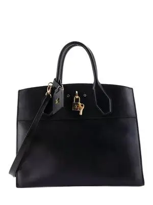 LOUIS VUITTON City Steamer Gm Satchel - Black