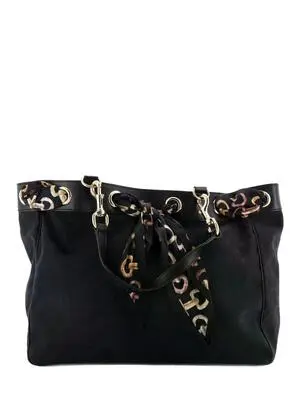 Gucci Positano Gg Canvas Large Tote Bag - Black