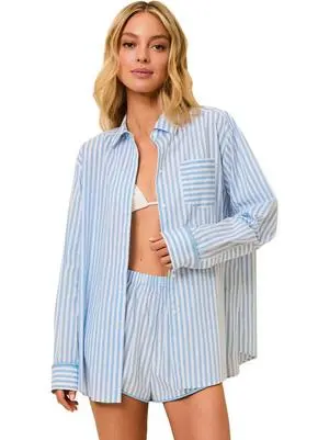 Solid & Striped Avril Button Down Shirt Stripe