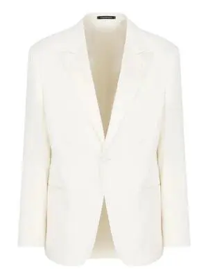 Emporio Armani Tuxedo Jacket - White
