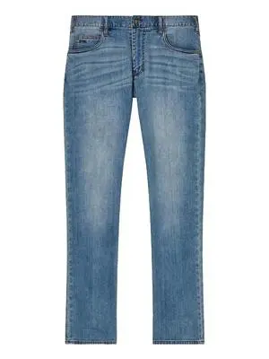 Emporio Armani Regular Fit Stretch Denim Jeans - Blue