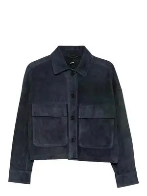 ARMA Button-Fastening Suede Jacket