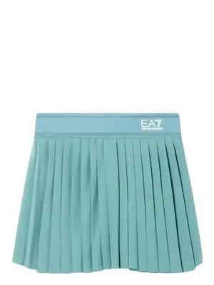 EA7 Tennis Pro Mini Skirt In Ventus7 Technical Fabric - Green
