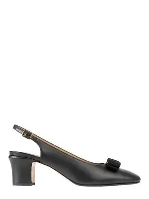 FERRAGAMO Vara Bow Slingback Pump - Black