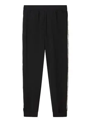 Emporio Armani Logo Series Cotton-blend Joggers - Black