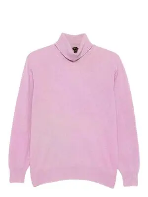 Loro Piana Roll-neck Cashmere Sweater - Pink