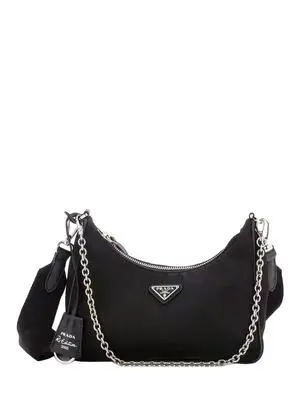 Prada Re-edition 2005 Tessuto Small Crossbody Bag - Black