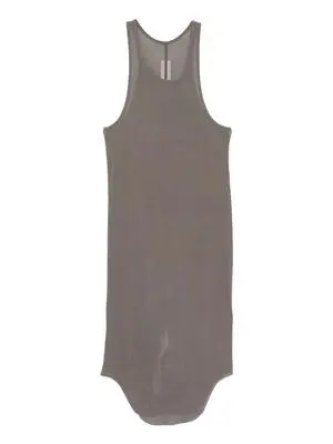 Rick Owens Ribbed Tank - Grey