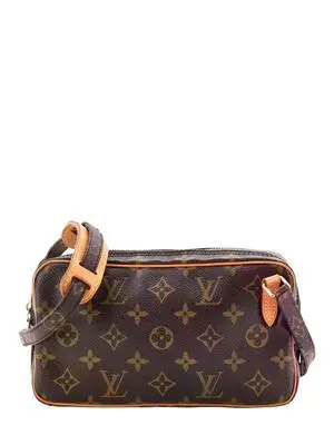 LOUIS VUITTON Pochette Marly Bandouliere Monogram - Brown