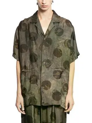 UMA WANG Terry Printed Shirt - Grey
