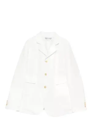 Comme Des Garçons 2000s Button Blazer - White