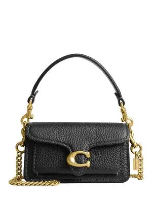 COACH Tabby Bag Charm - Brass/black