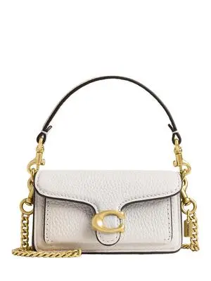 COACH Tabby Bag Charm - Brass/chalk