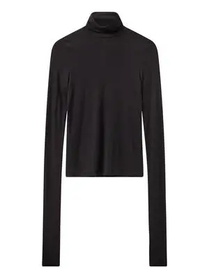 THE GARMENT Bree Wool-blend Turtleneck Top - Black