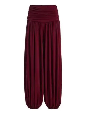 Françoise Nora Wide Leg Pants - Burgundy