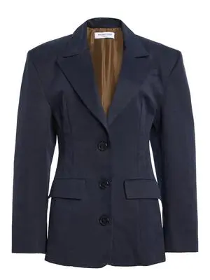 Françoise Jemma Cotton Blazer - Navy