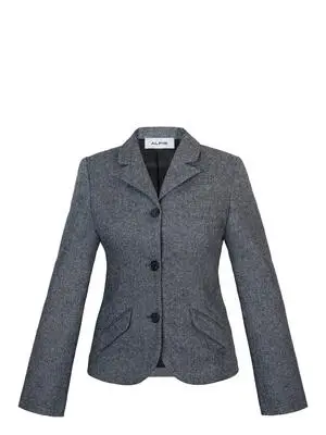ALFIE Alma Tweed Jacket - Grey