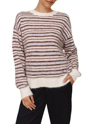 Bella Dahl Striped Sweater - Frosty Stripe