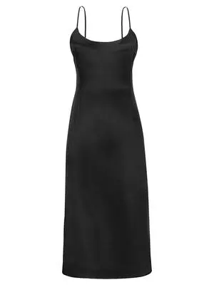 ALFIE Gabi Sateen Midi Dress - Black