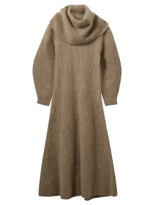 THE GARMENT Roma Draped Maxi Dress - Tan